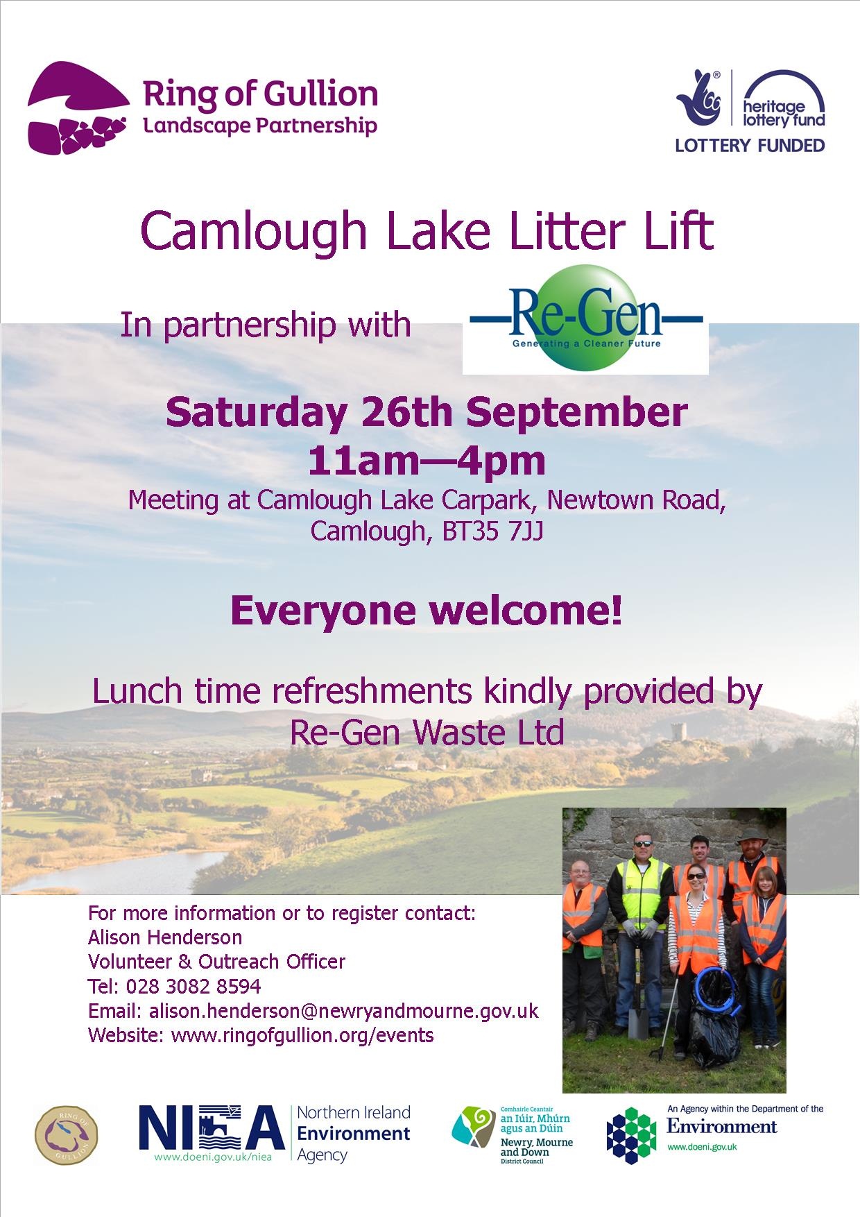 Camlough Lake Litter Lift