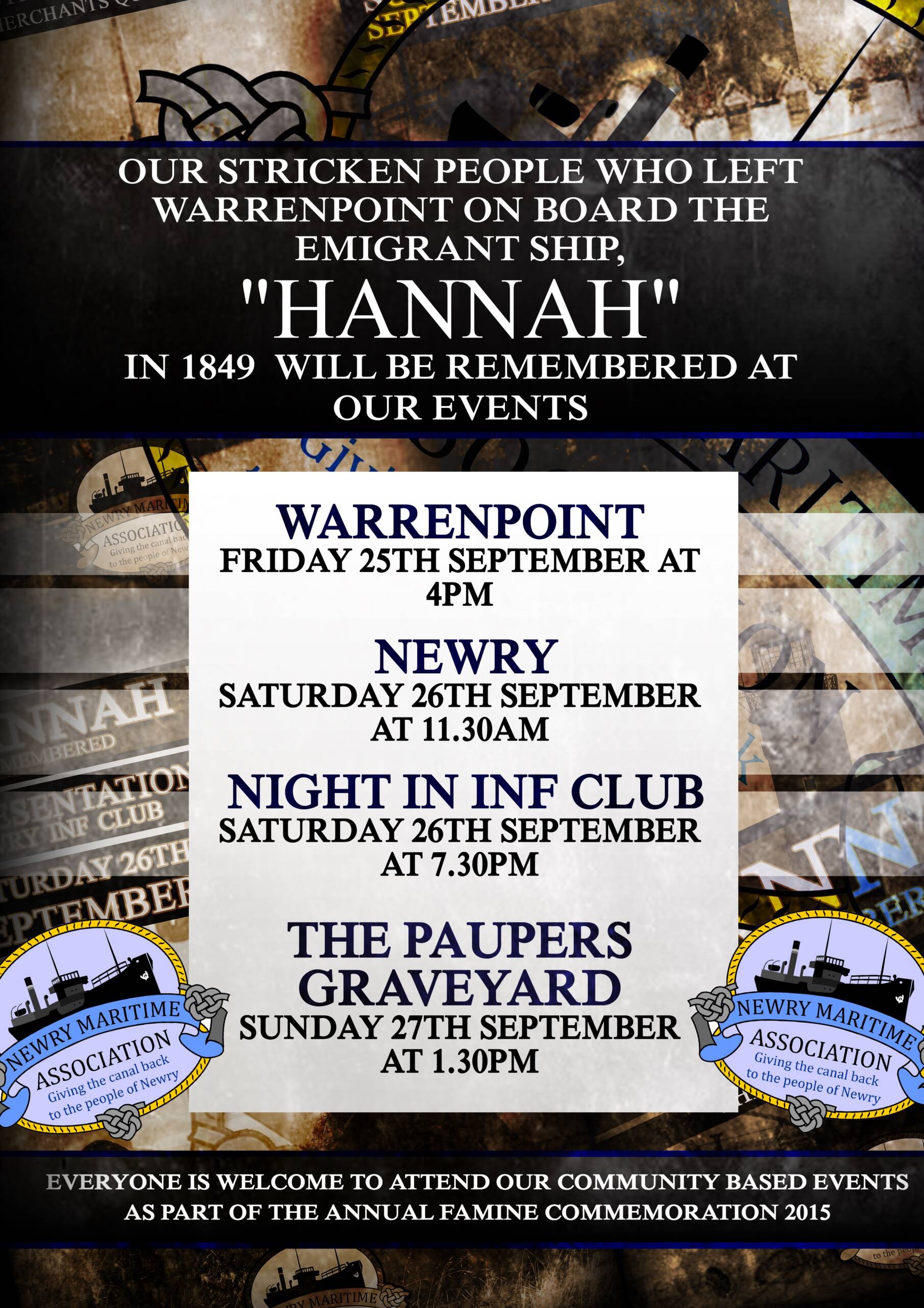 Remembering "The Hannah" plaque unveiling. | Ring of Gullion AONB