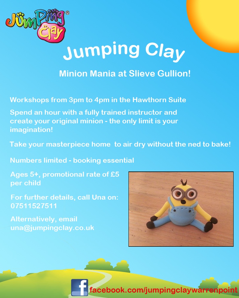 Jumping Clay - Minion Mania | Ring of Gullion AONB