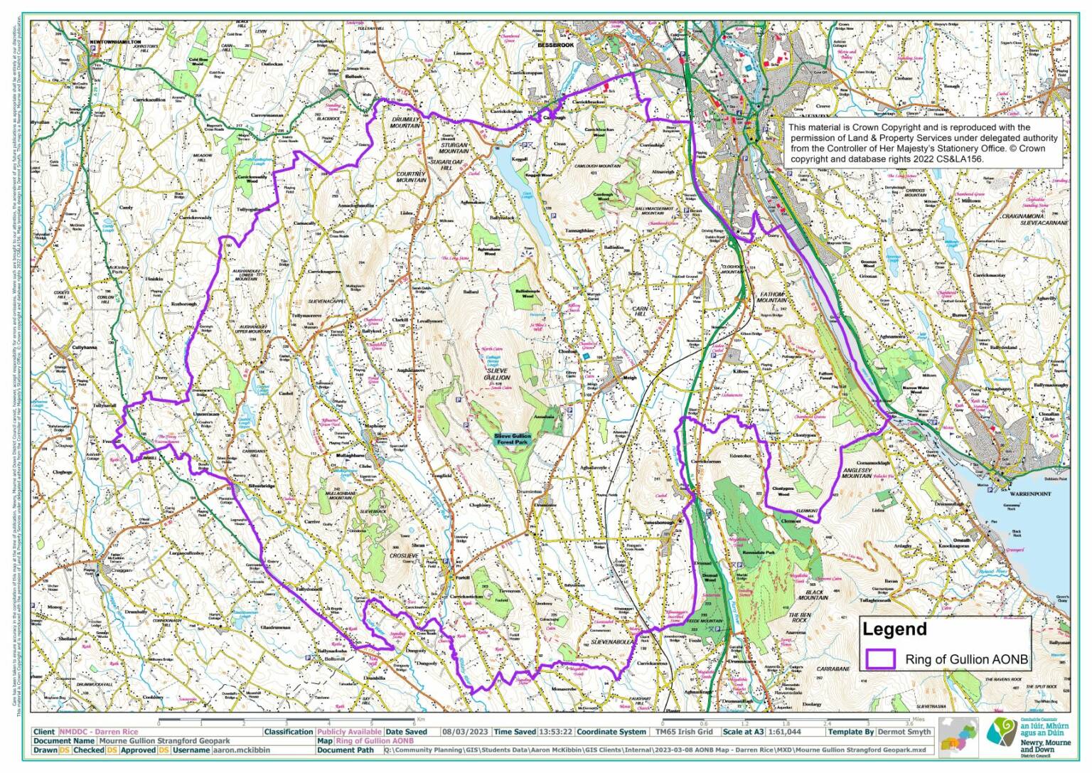 Interactive map | Ring of Gullion AONB
